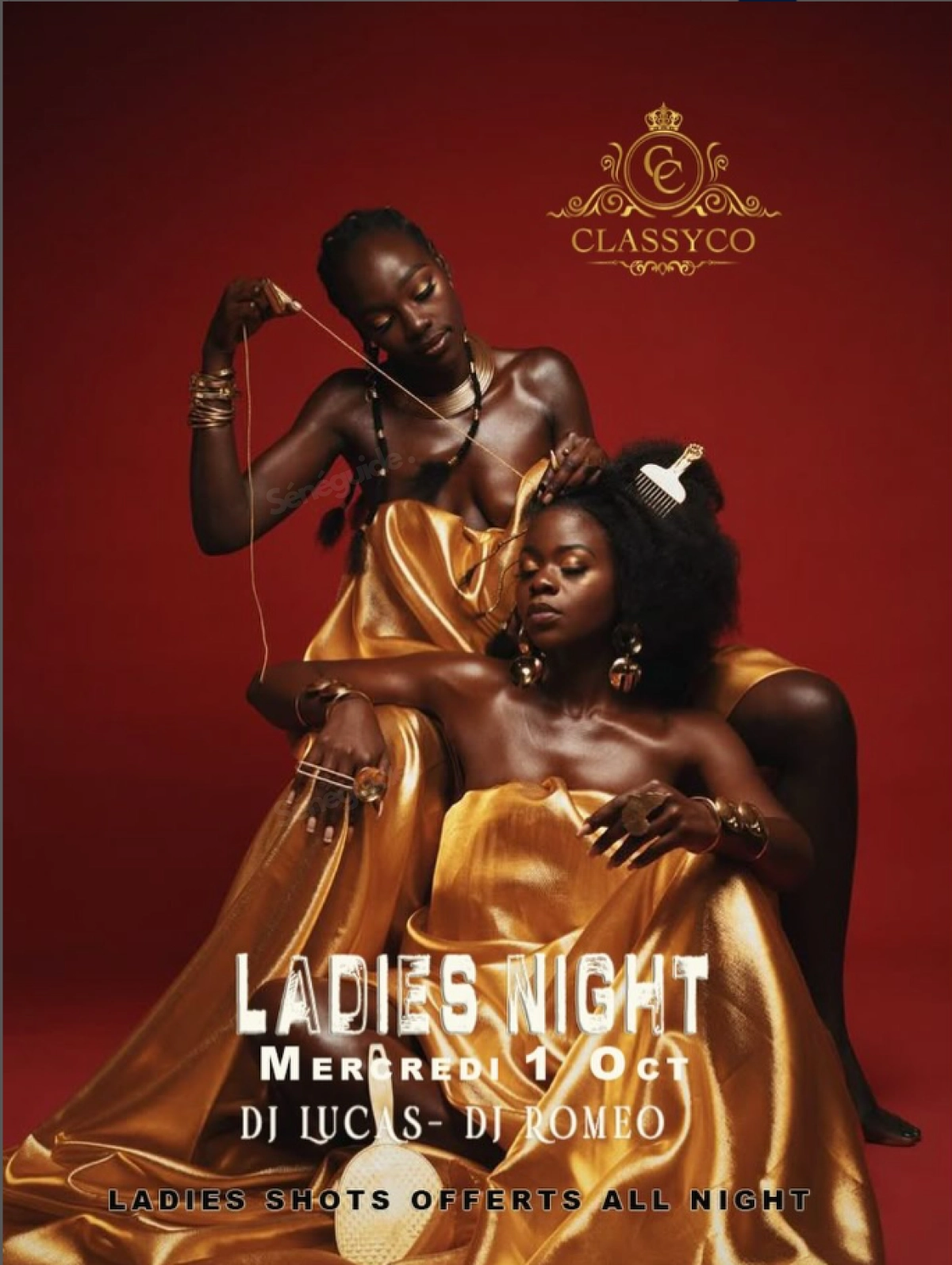 👑 Ladies Night "Gold Edition" au Classyco : Ce Mercredi