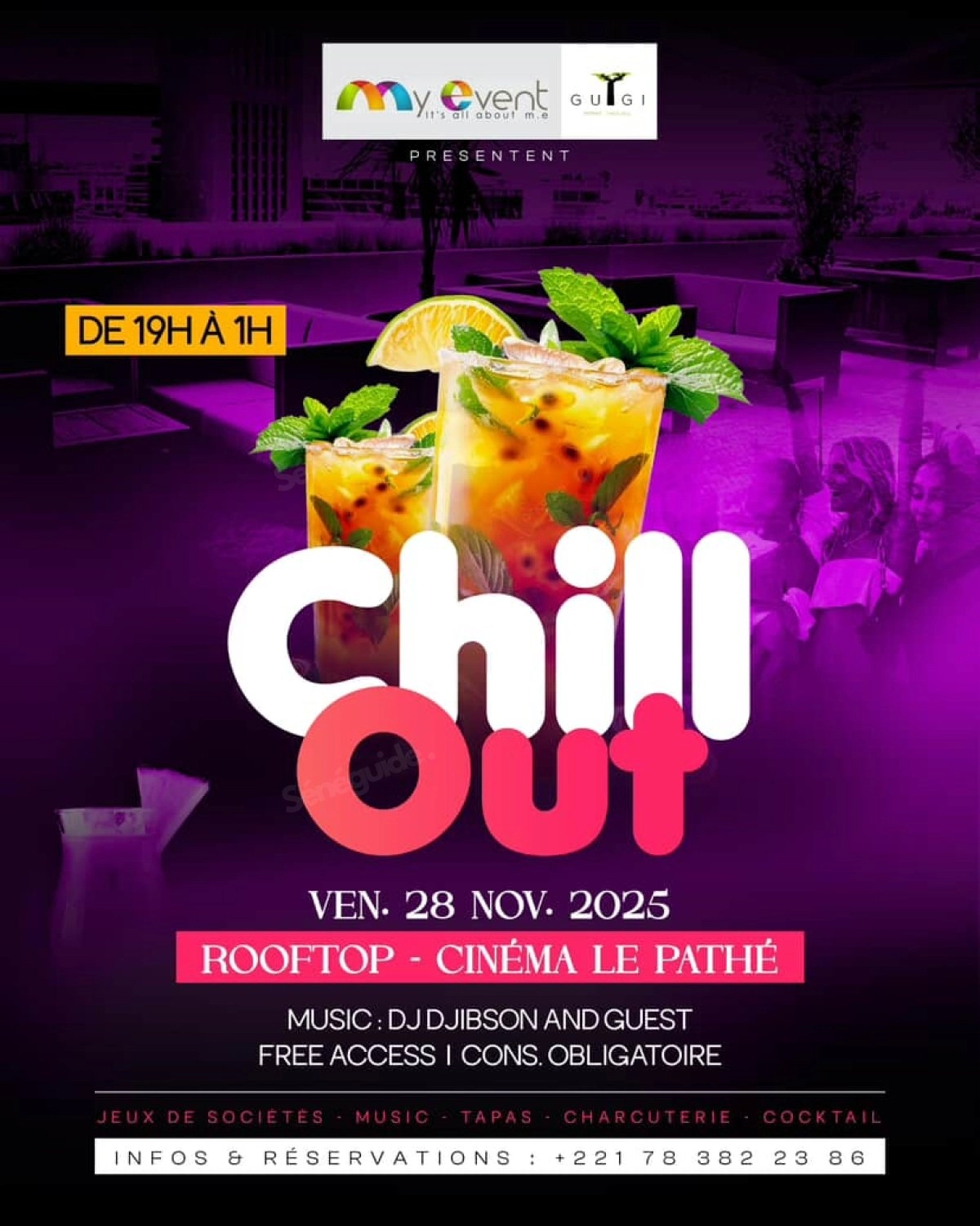 🛋️ The Chill Out : Ambiance Décontractée au Rooftop Cinema Pathé ! 🎮