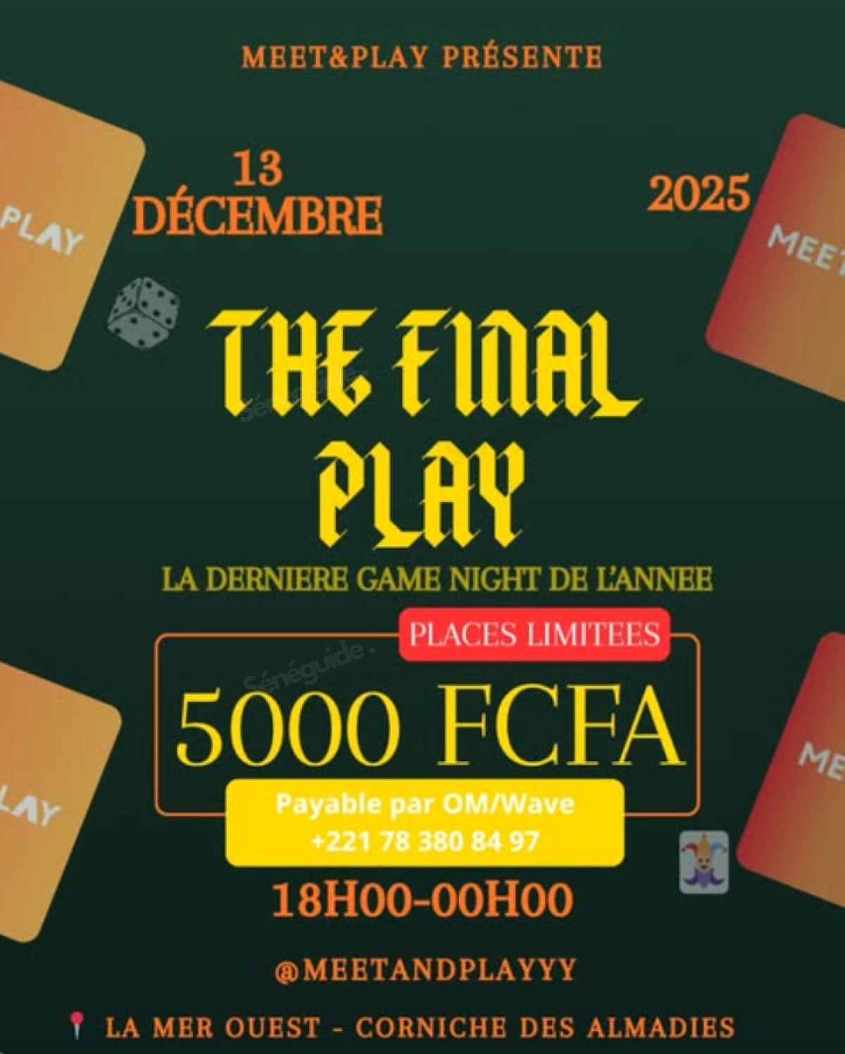 THE FINAL PLAY 🎮🔥 : L'Ultime Game Night de l'Année à La Mer Ouest